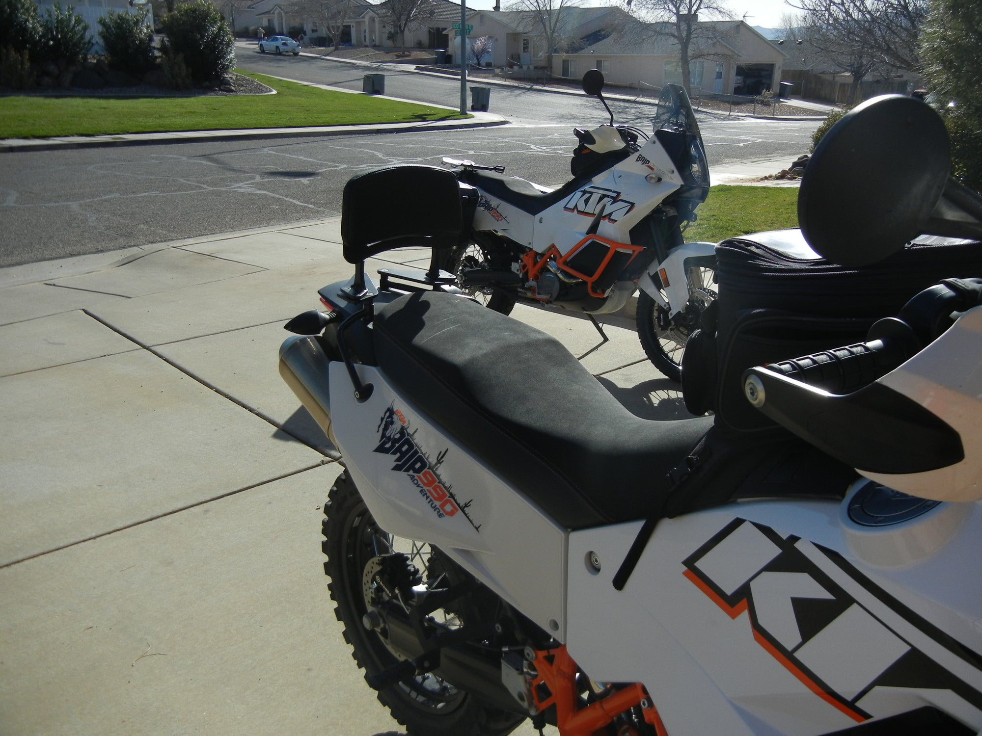 Shop KTM 1290 Super Adventure Backrest| Dynamic Motorcycle Accessories
