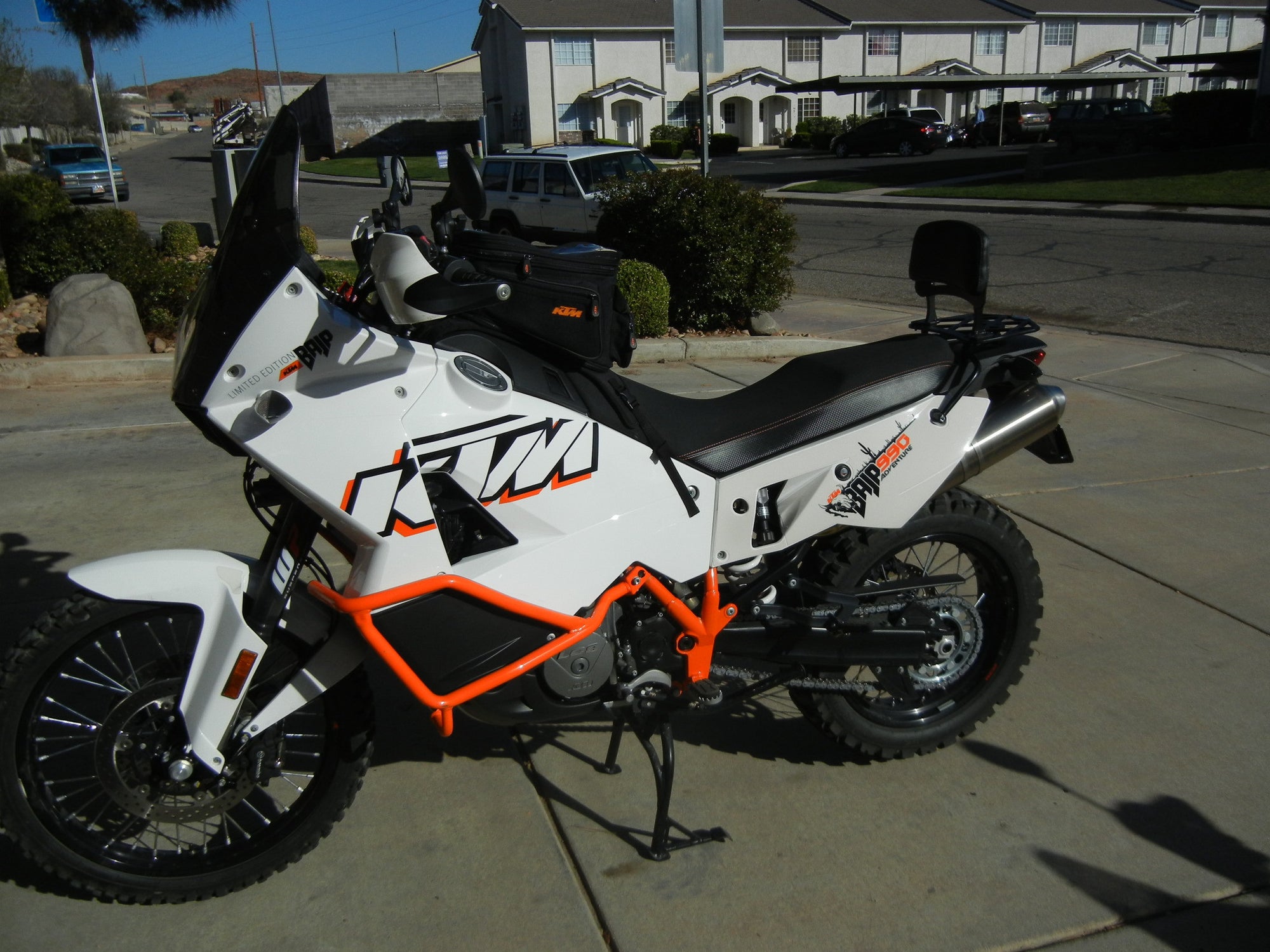 Shop KTM 1290 Super Adventure Backrest| Dynamic Motorcycle Accessories