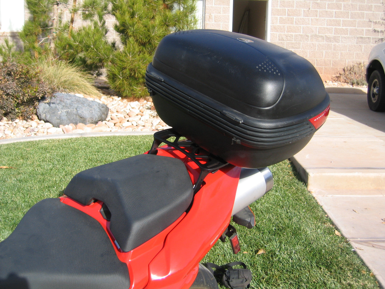 Long Luggage Rack Topcase Mount for Ducati Multistrada 620 1000 & 1100 ...